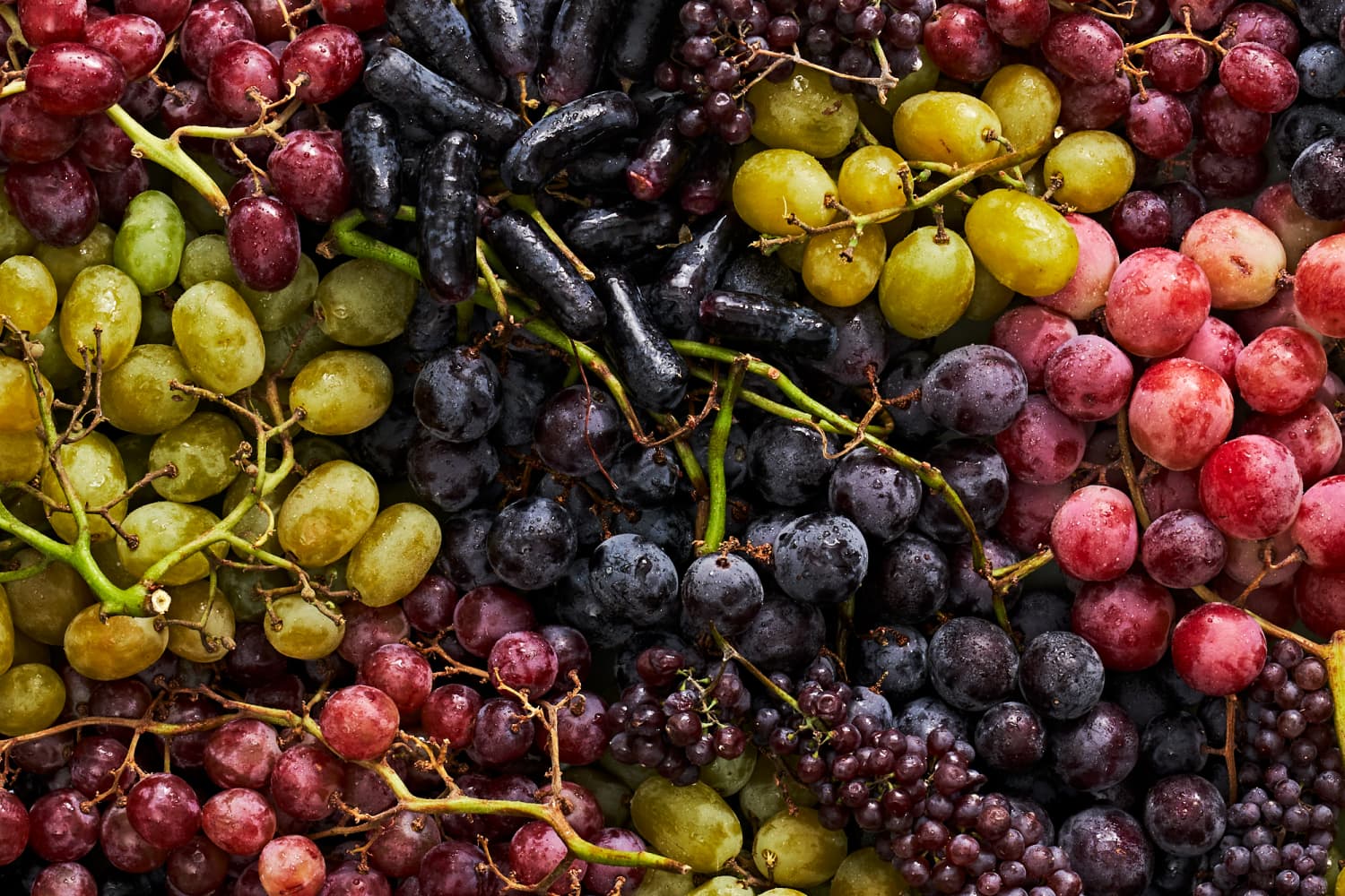 red grapes