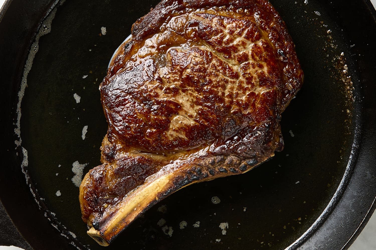 how to prepare ribeye in cast iron skillet