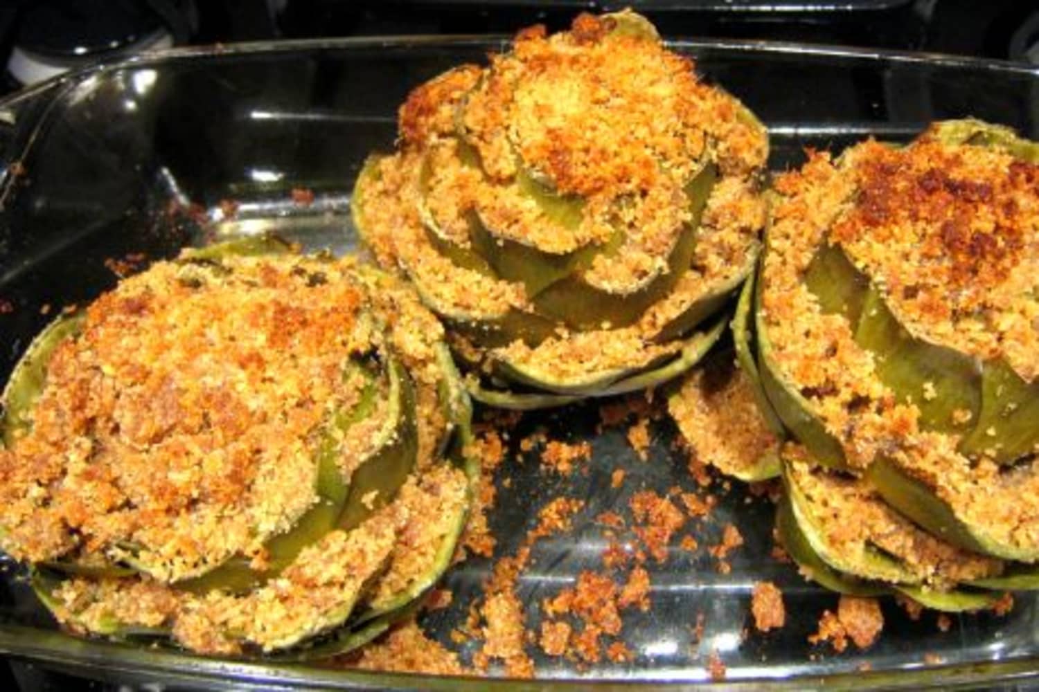 how to boil stuffed artichokes