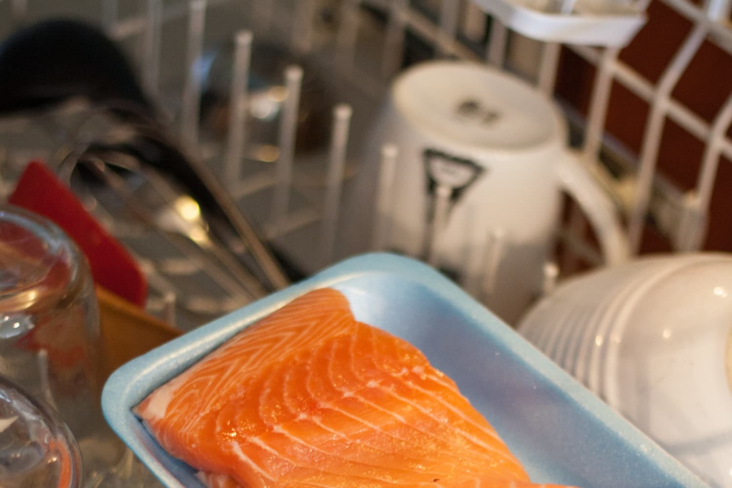 how to cook fish in dishwasher