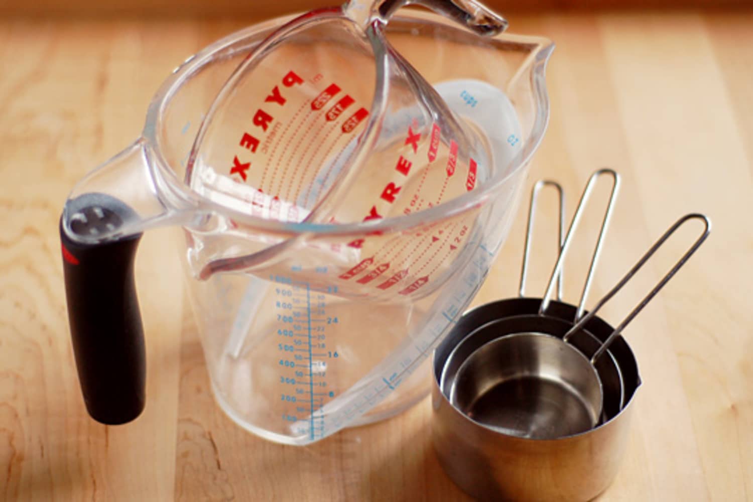 dry measuring cup function