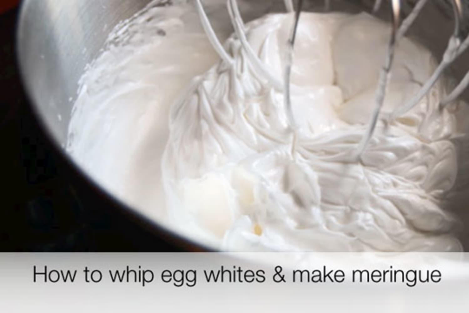 how do you make your meringue stiff