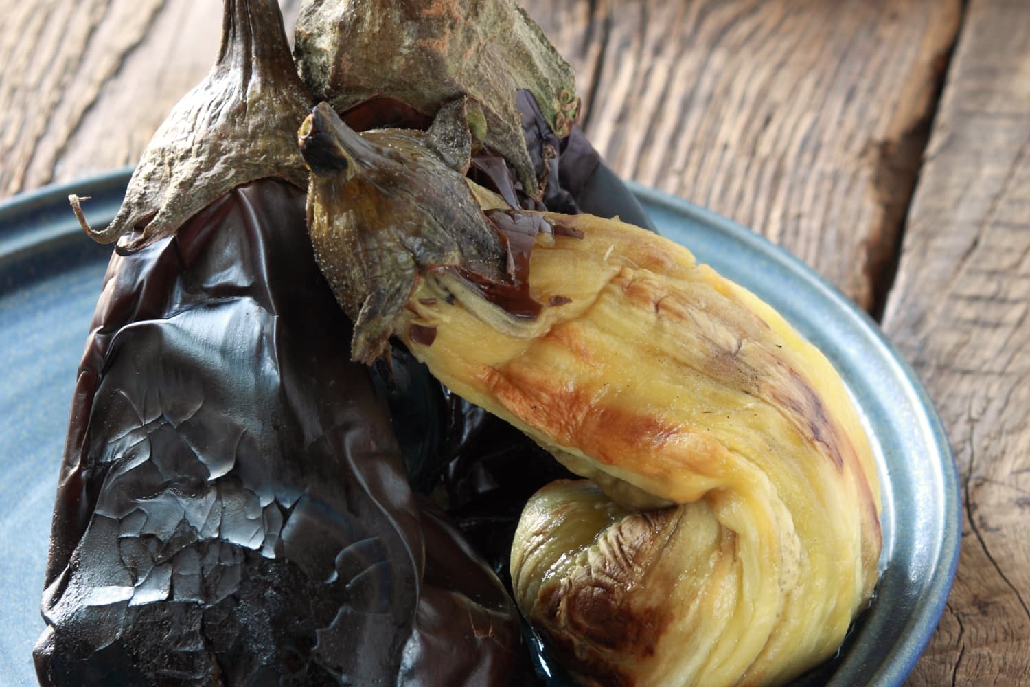 how to cook eggplant on open flame