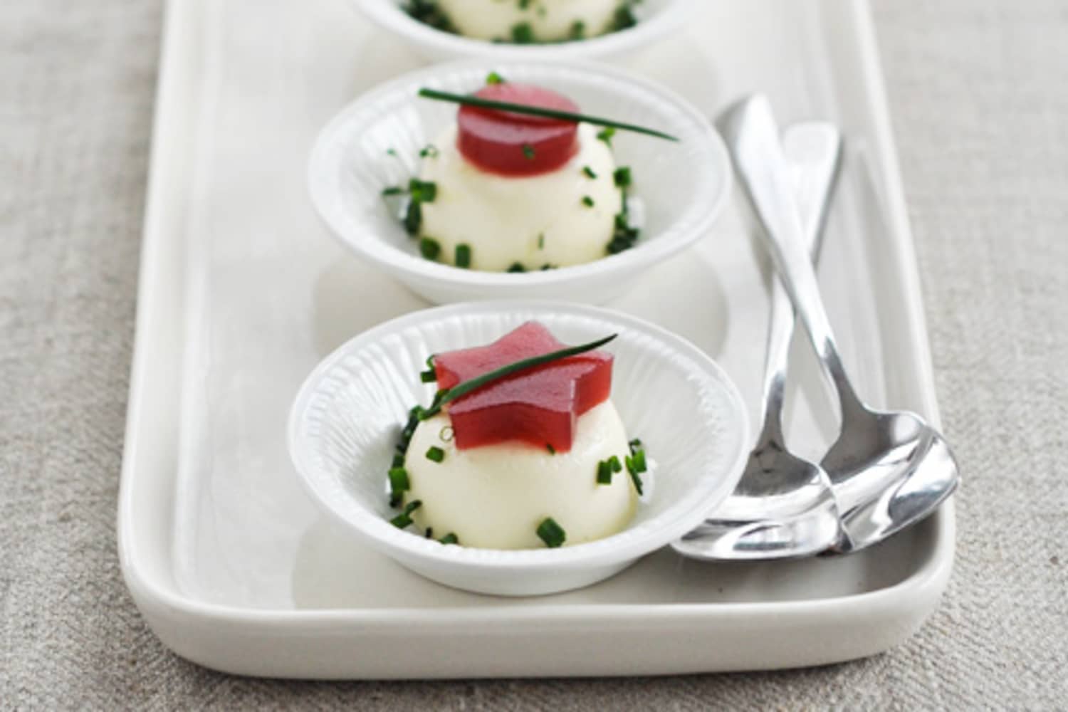 cheese based amuse bouche