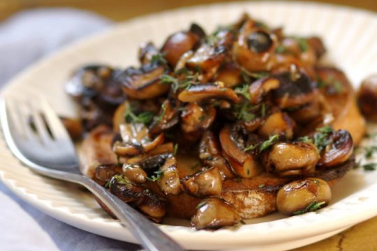 how to cook breakfast mushrooms in the oven