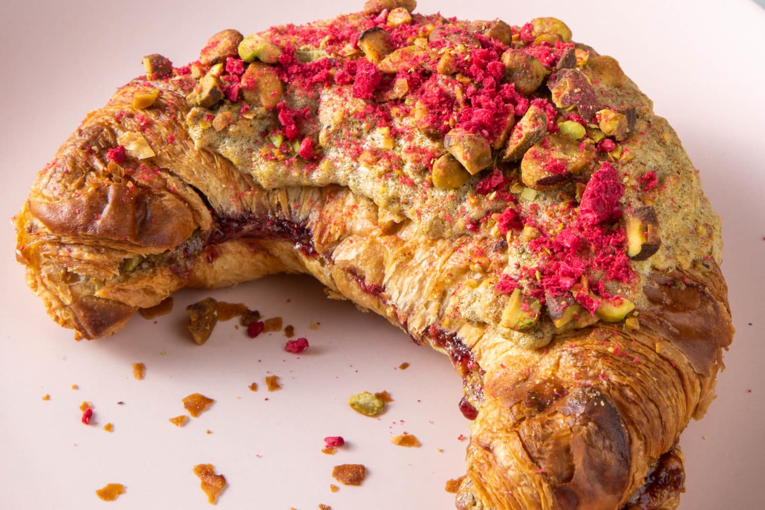 Pistachio Raspberry Croissants Recipe | The Kitchn