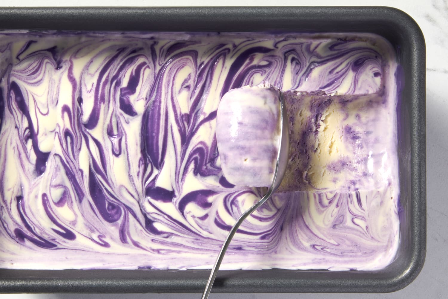 Ube Swirl Ice Cream Recipe (No-Churn) | The Kitchn