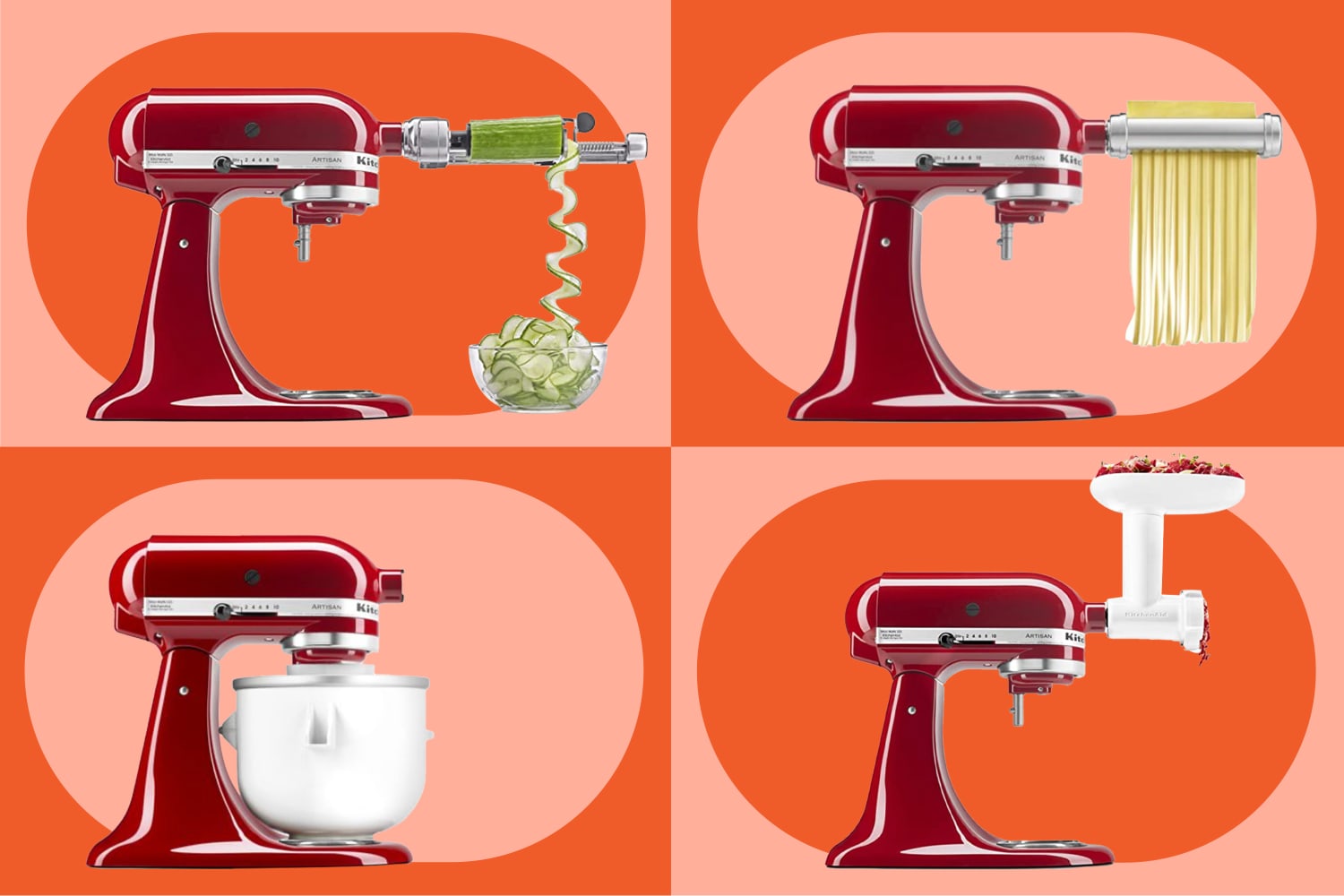 Best KitchenAid Stand Mixer Attachments - Ice Cream Maker, Pasta Cutter ...