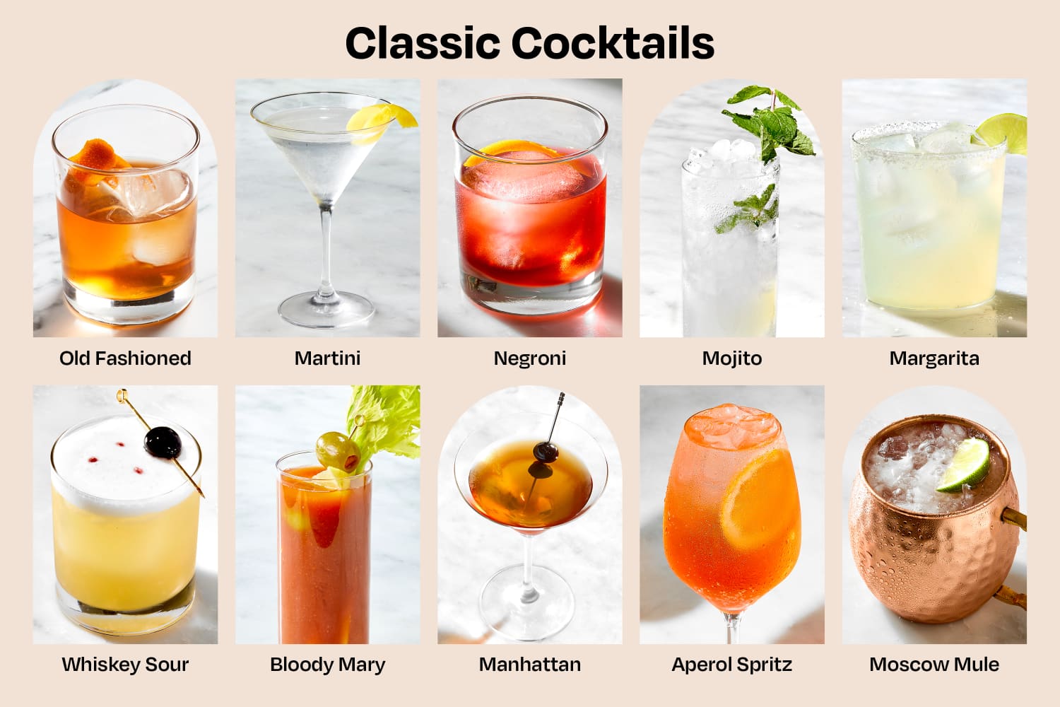 The 10 Classic Cocktails You Should Know Know How To Make The Kitchn