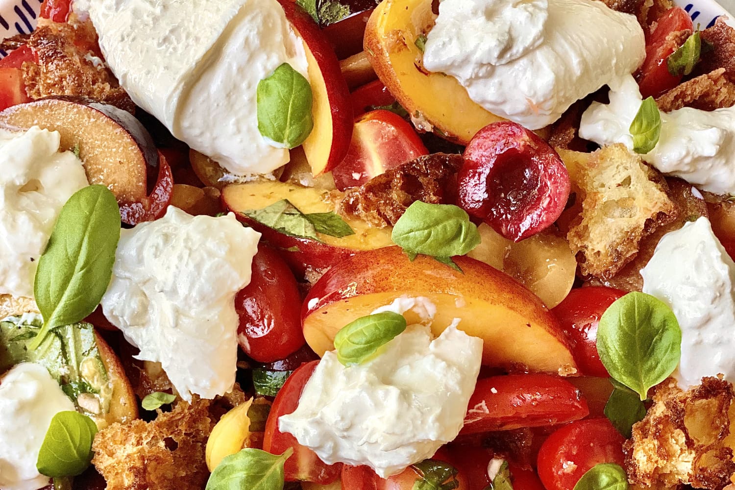 Stone Fruit Panzanella Recipe | The Kitchn