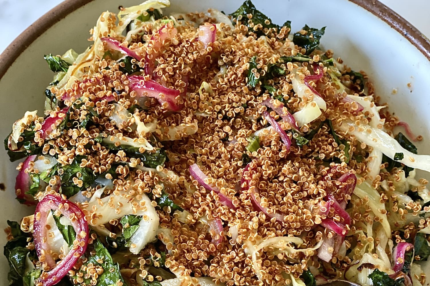 Baked Kale Salad Recipe Review | The Kitchn