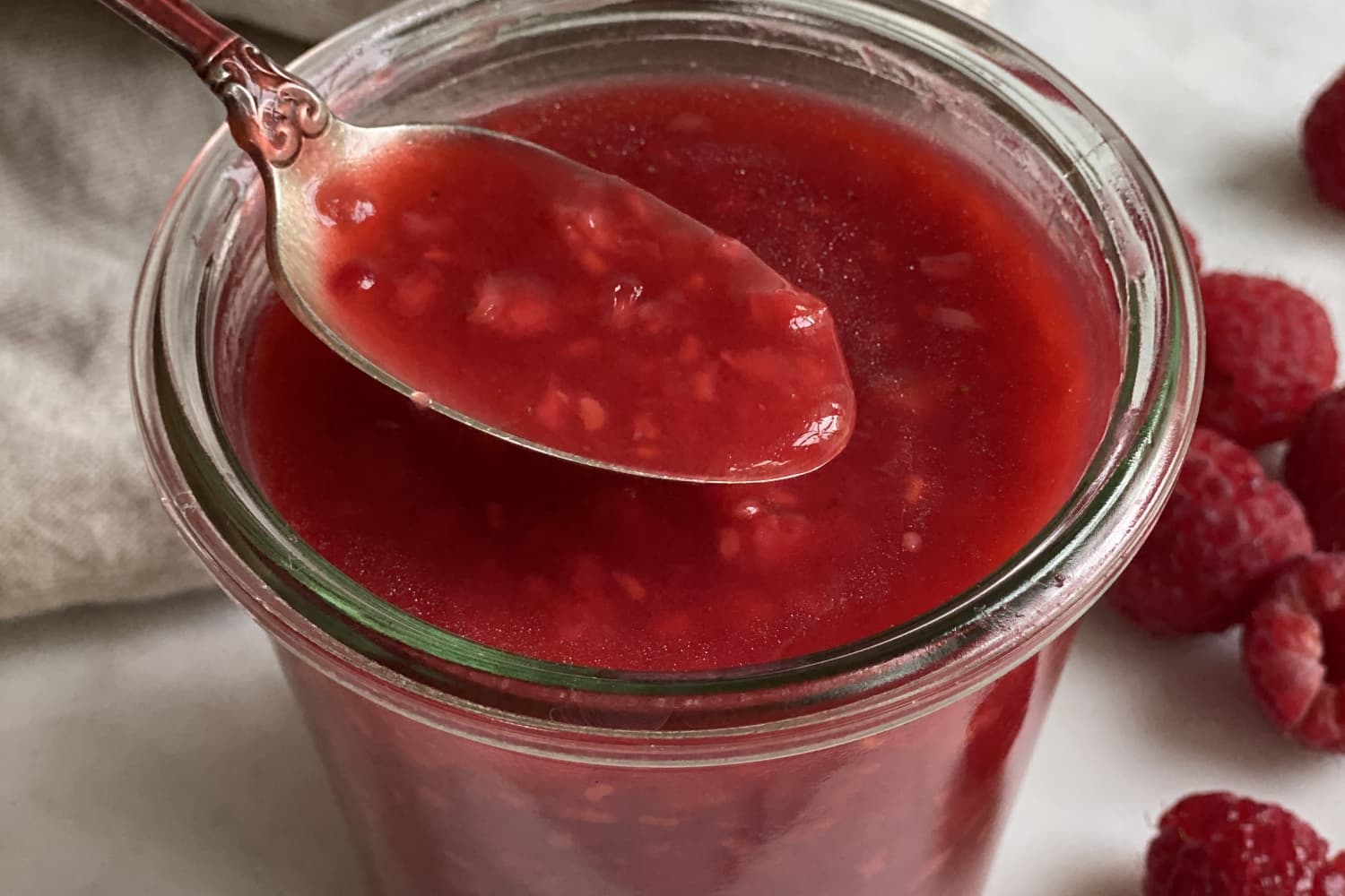 Raspberry Sauce Recipe (Fresh or Frozen Raspberries) | The Kitchn