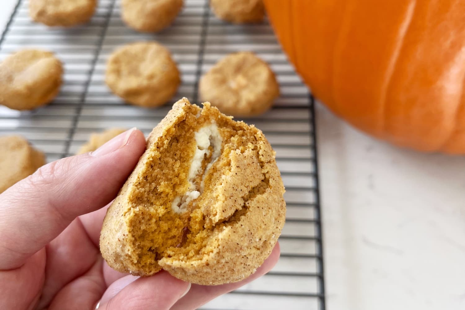 Cheesecake-Stuffed Pumpkin Cookies (Recipe Review) | The Kitchn