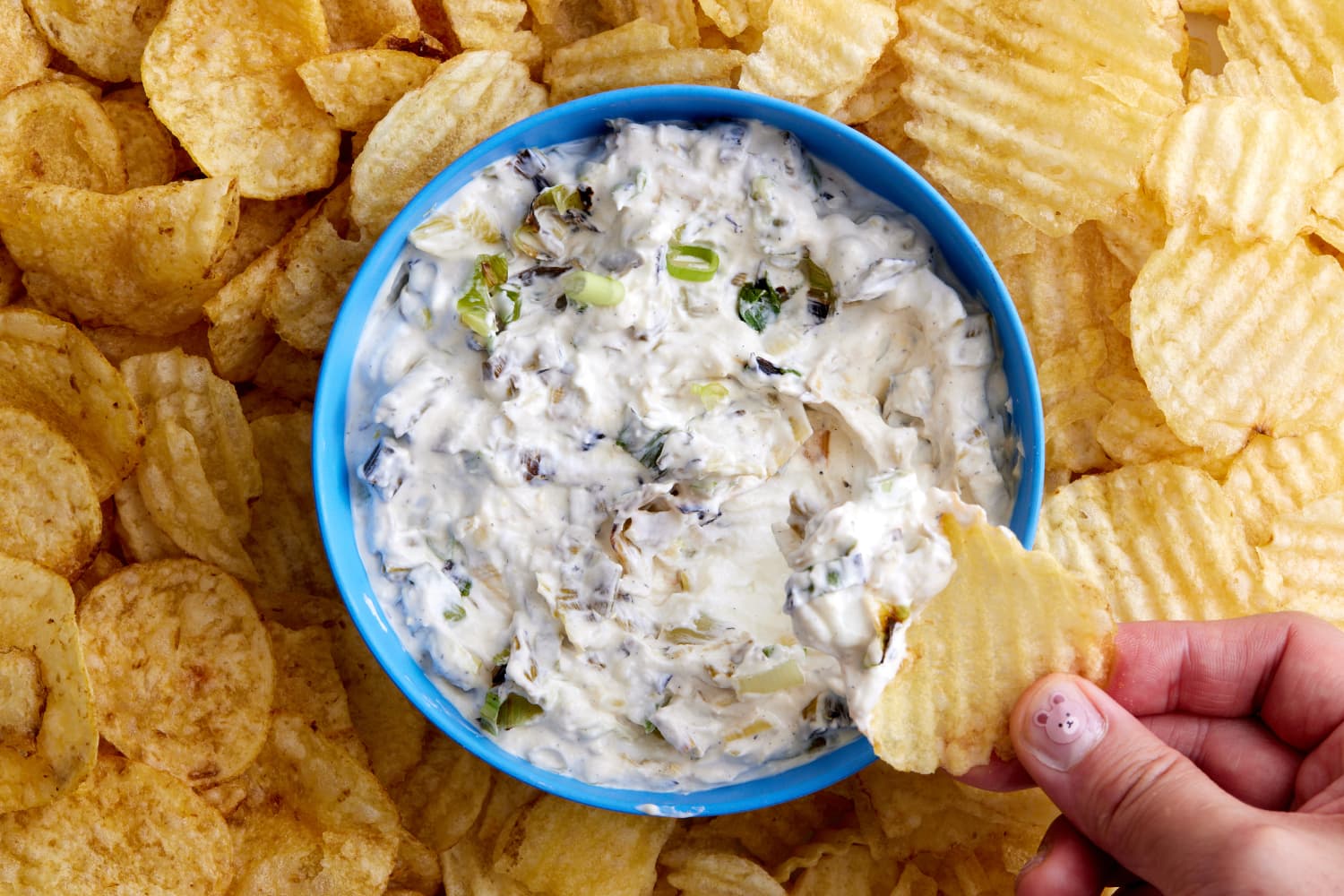 Sour Cream and Charred Scallion Dip | The Kitchn