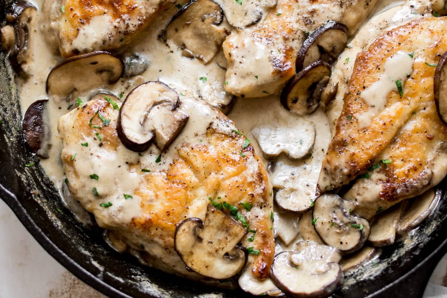 Creamy Mushroom Chicken - Salt and Lavender | The Kitchn