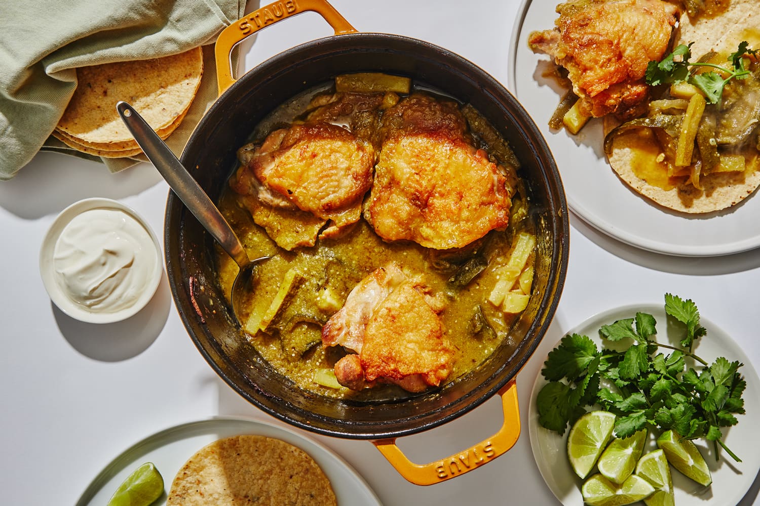 Sohla El-Waylly's Chicken Thighs with Zucchini & Salsa Verde Recipe ...