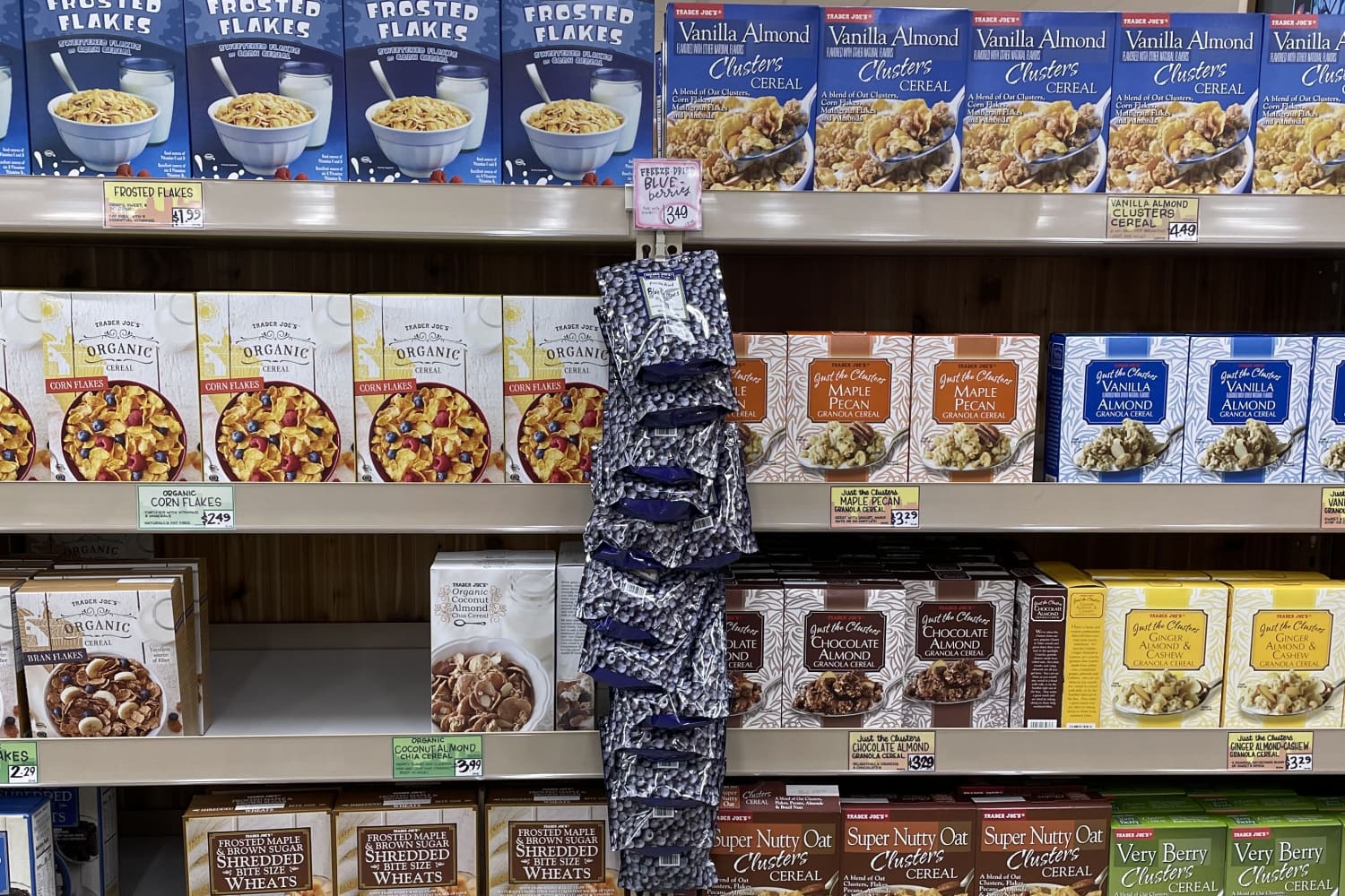Trader Joe's Just the Clusters Vanilla Almond Granola Cereal Review ...