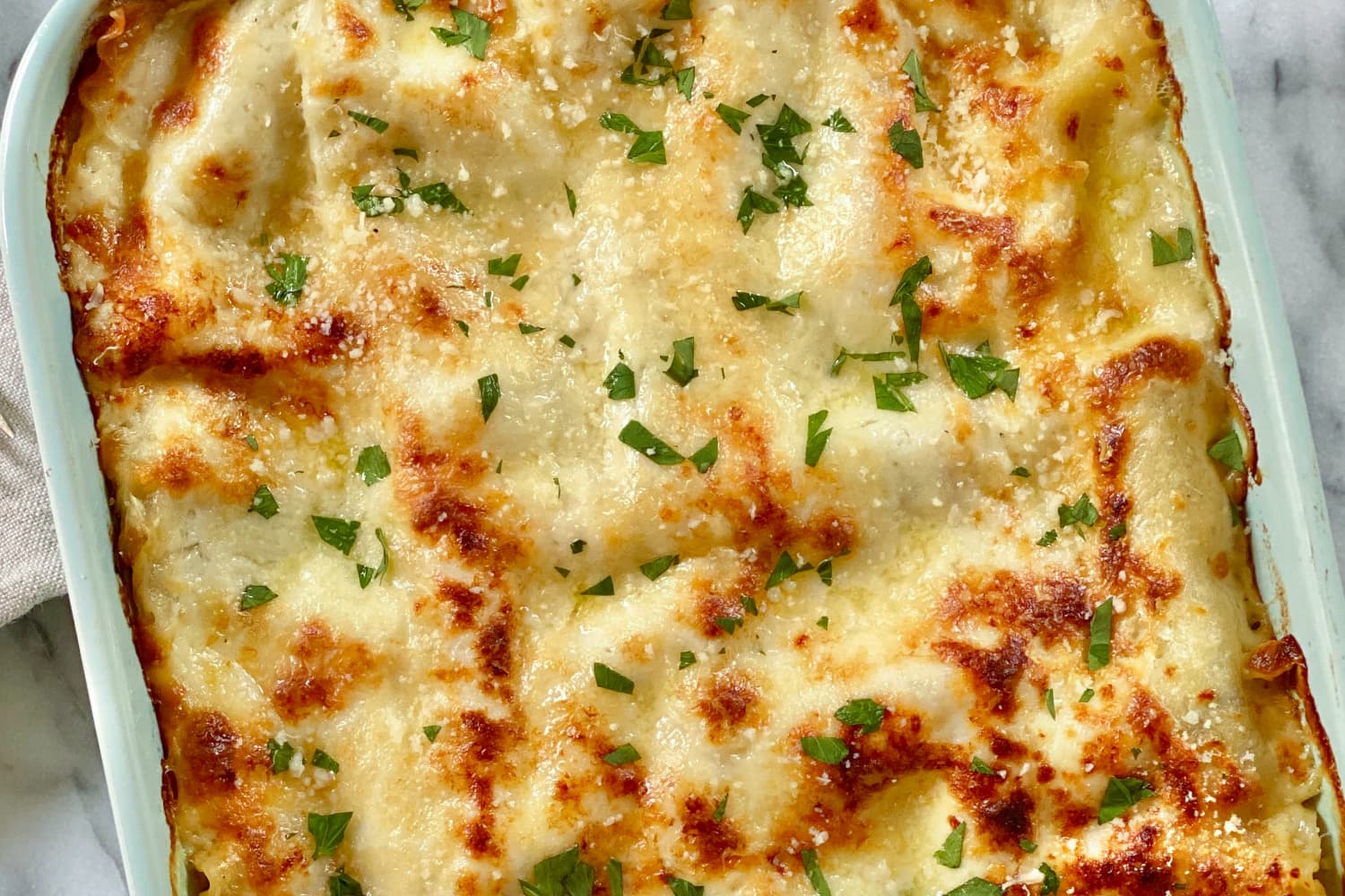 White Lasagna Recipe (with Béchamel, Italian Sausage, and Spinach ...
