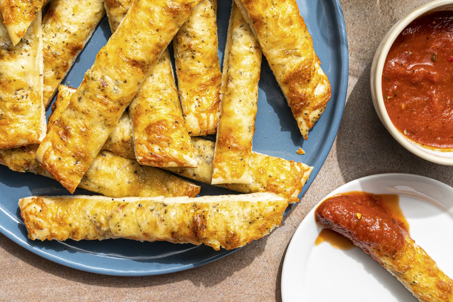 Cheesy Breadsticks Recipe (with Pizza Dough) | The Kitchn