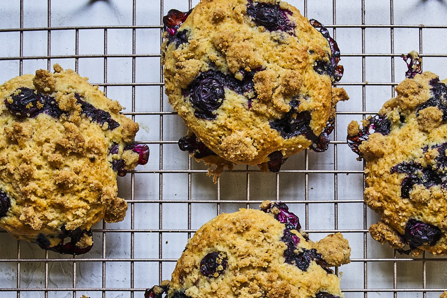 Muffin Tops Recipe (Blueberry Crumb Version) | The Kitchn