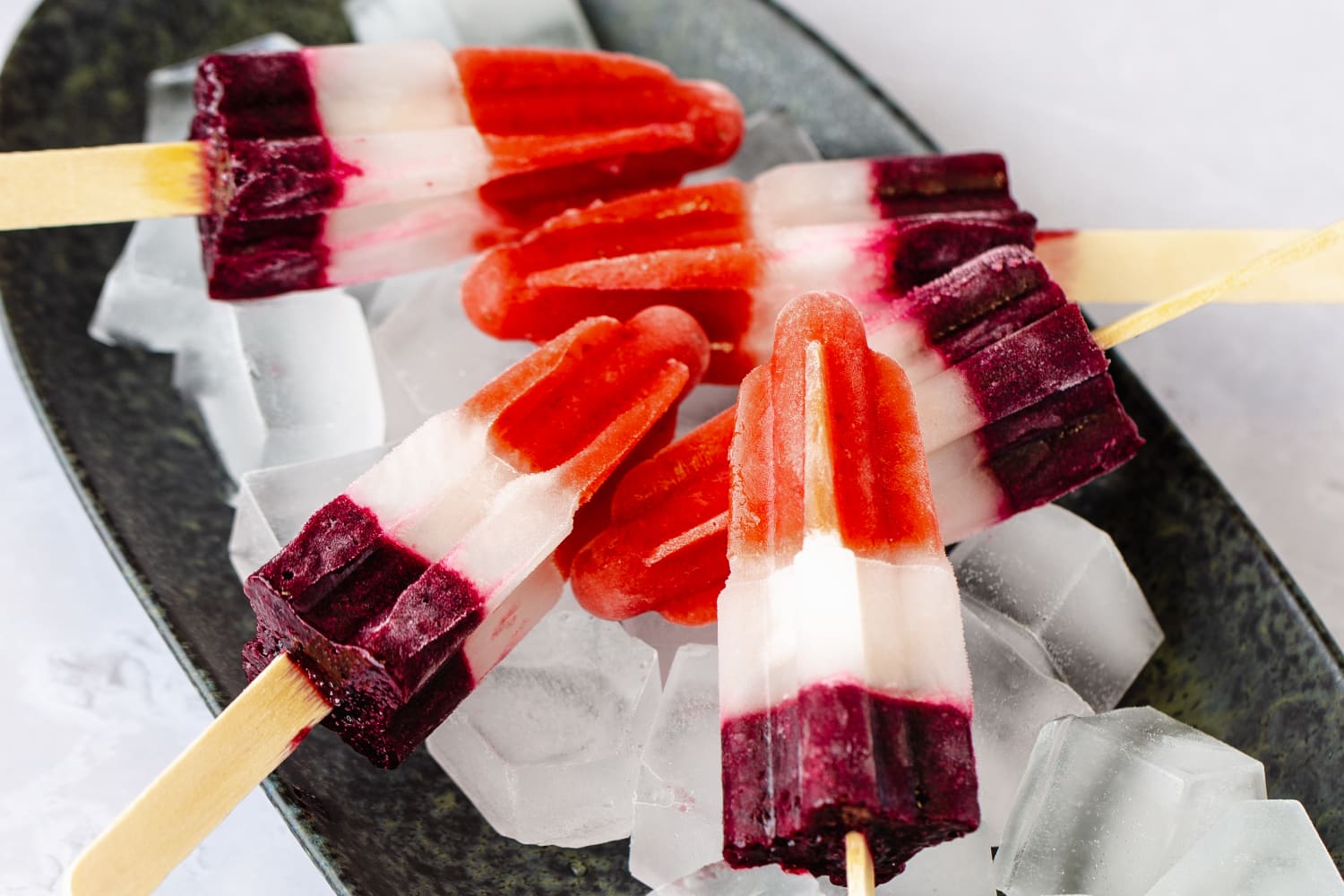 Red, White & Blue Popsicles | The Kitchn