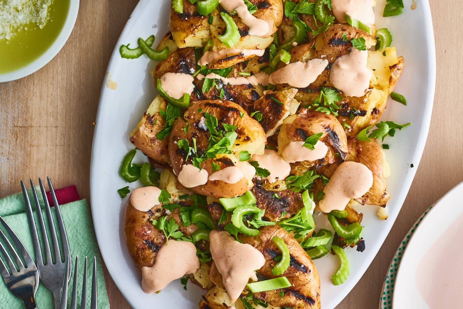 Grilled Smashed Potatoes | The Kitchn