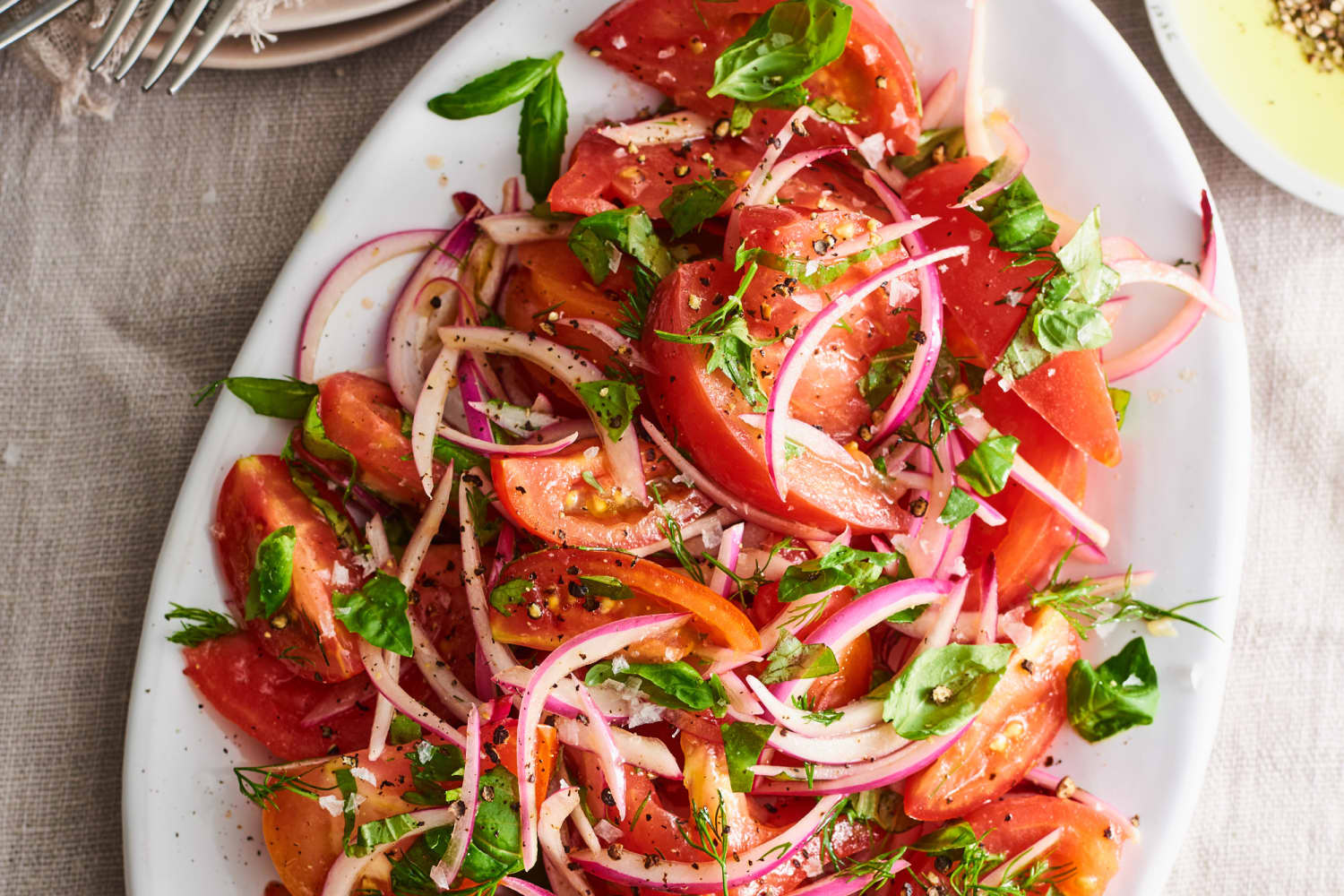 Tomato Salad Recipe (Simple and Juicy) | The Kitchn