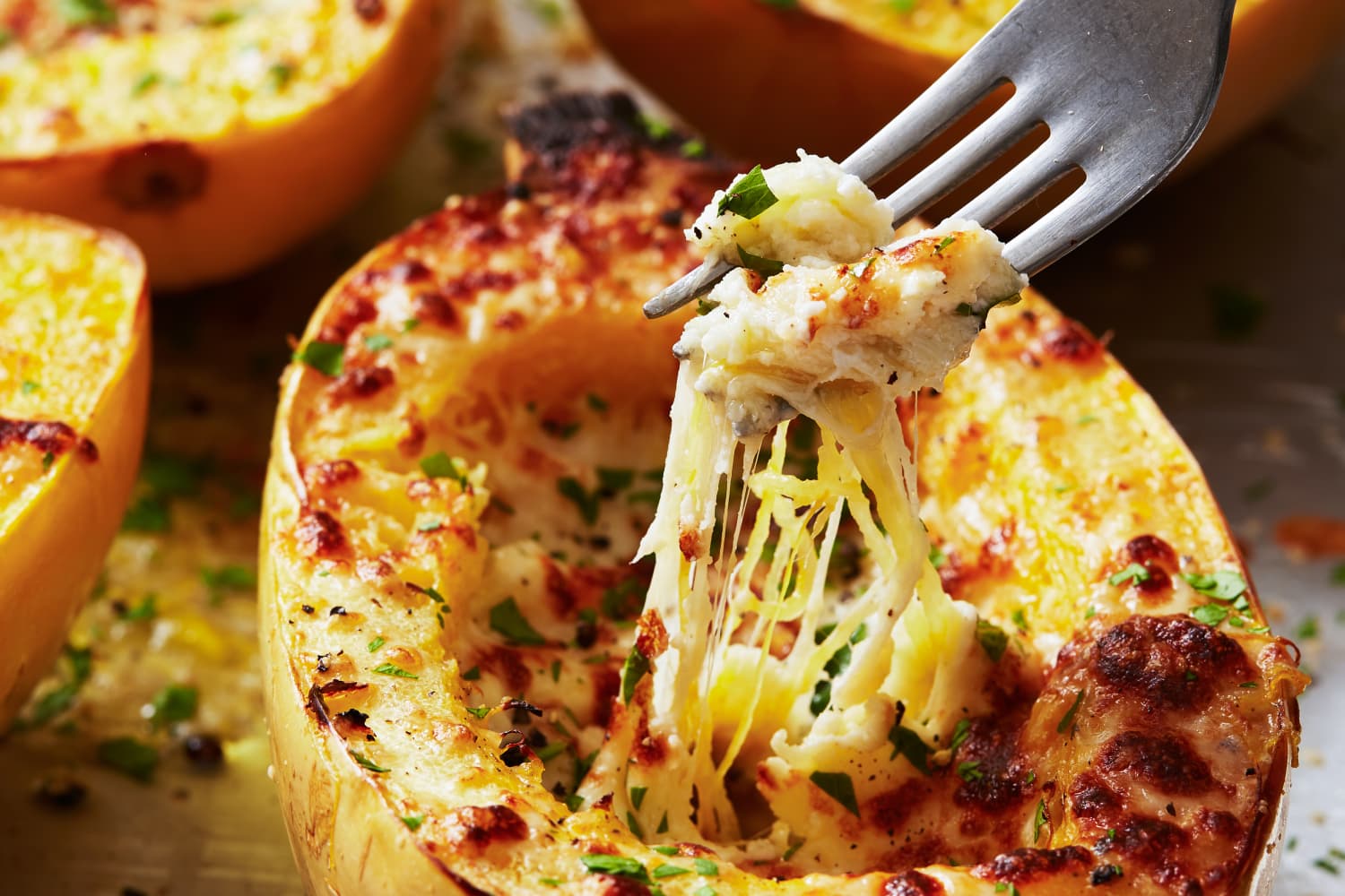 Cheesy Garlic Parmesan Spaghetti Squash | The Kitchn