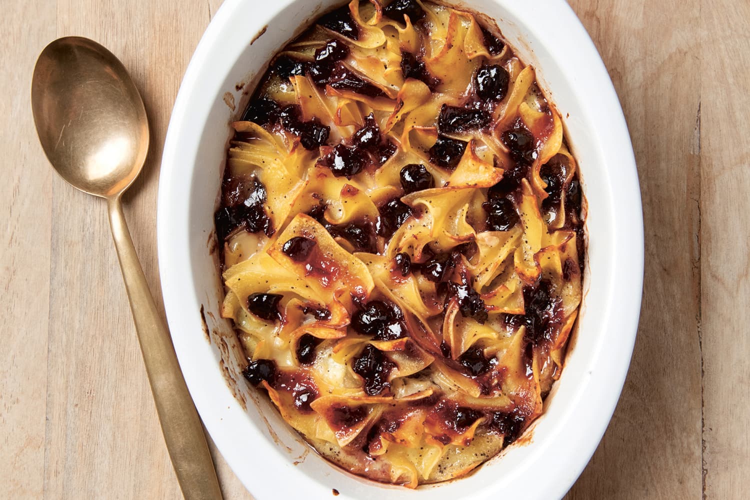 Jam and Poppy Seed Noodle Kugel | The Kitchn