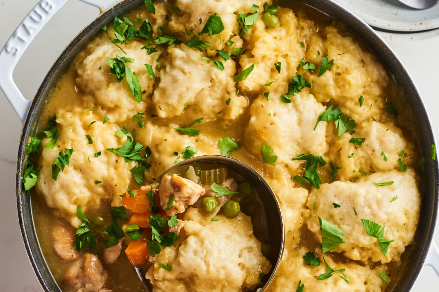 Two Tips for Making Lighter, Fluffier Dumplings in Chicken and ...