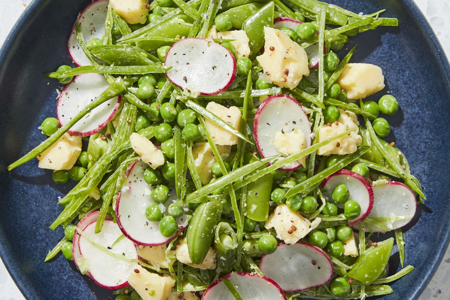 Triple Pea Salad with Radishes and Cheddar | The Kitchn