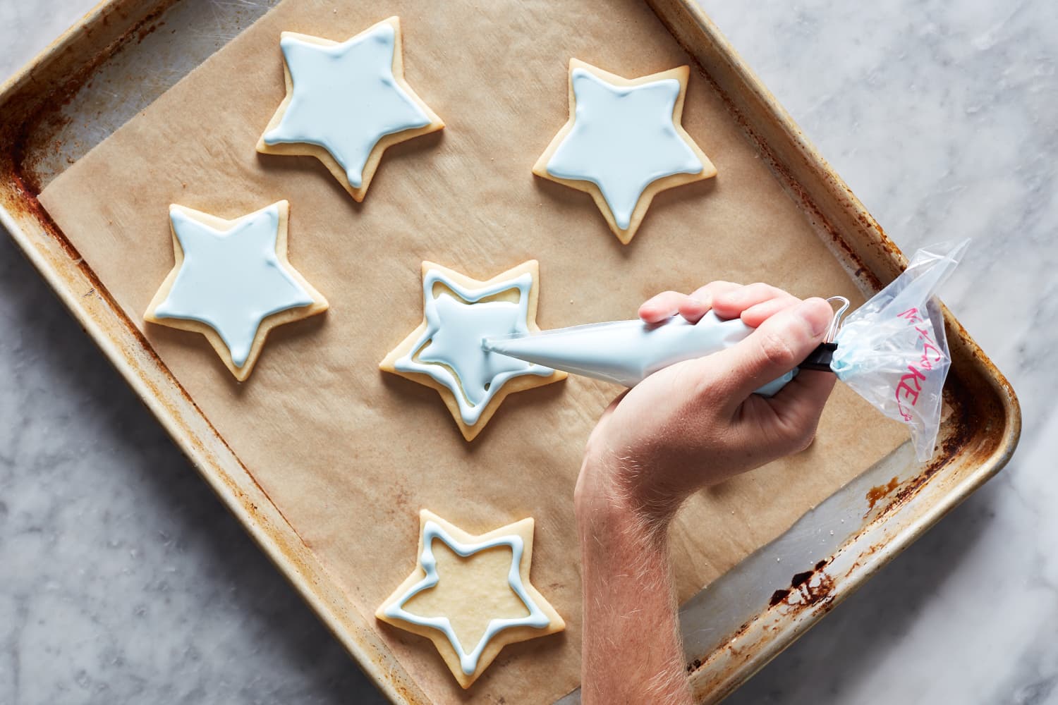 How to Pipe Royal Icing Using Binder Clips | The Kitchn
