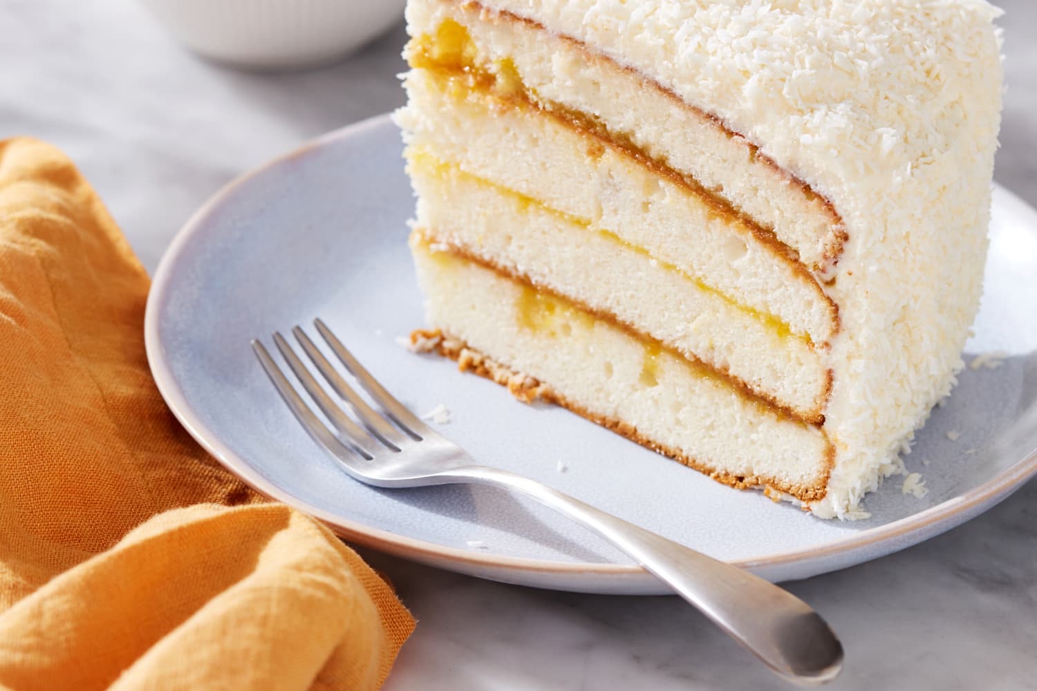 Lemon Coconut Cake Recipe (with Lemon Curd Filling) | The Kitchn