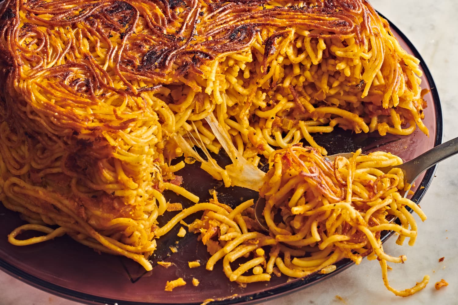 Persian Makaroni with Red Lentil Bolognese Recipe | The Kitchn