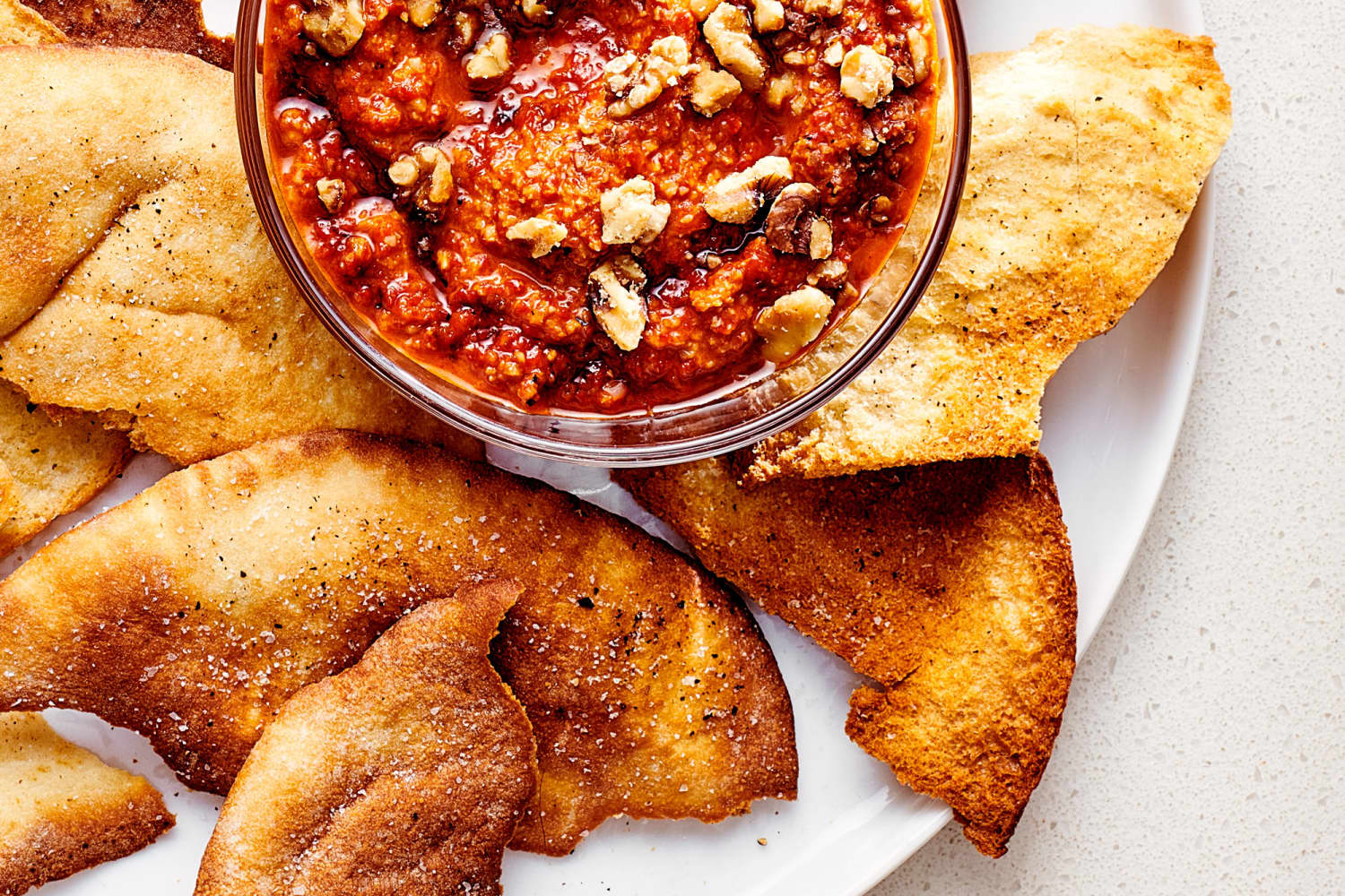 Muhammara Recipe (Roasted Red Pepper and Walnut Dip) | The Kitchn
