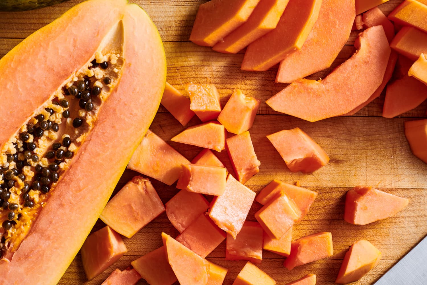 How to Cut Fresh Papaya — a Step-by-Step Guide | The Kitchn