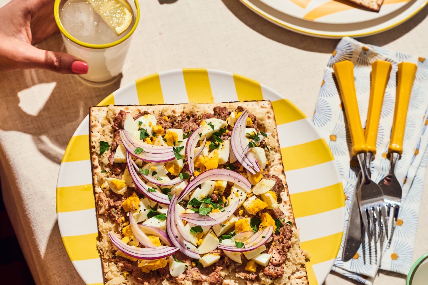 Matzo Sandwiches with Chopped Liver, Onions, and Egg Recipe | The Kitchn