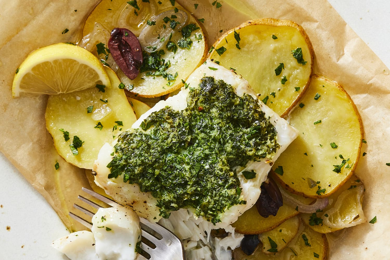 Gremolata Butter Baked Cod Recipe (Baked in Parchment) | The Kitchn