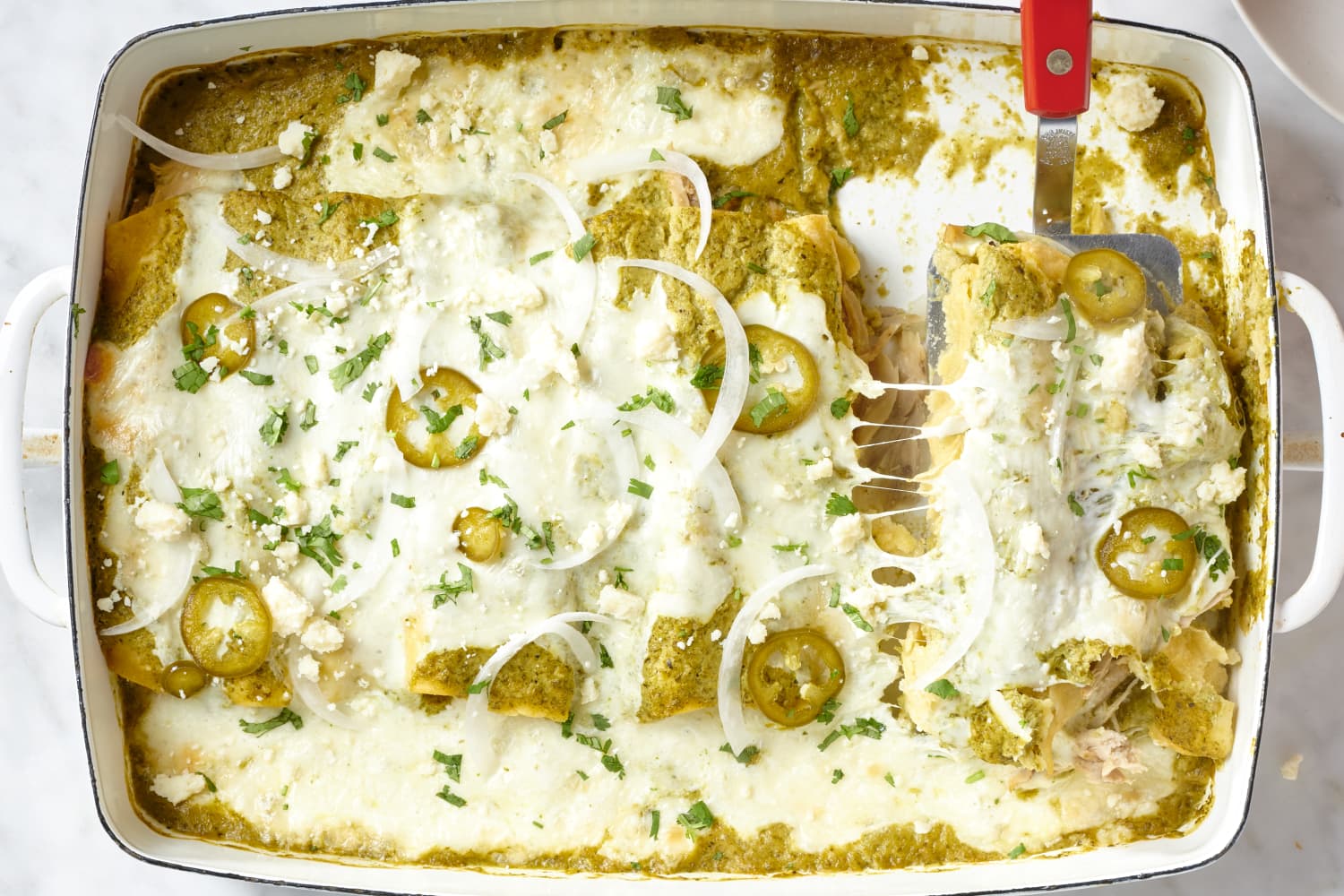Enchiladas Suizas Recipe Creamy Chicken The Kitchn
