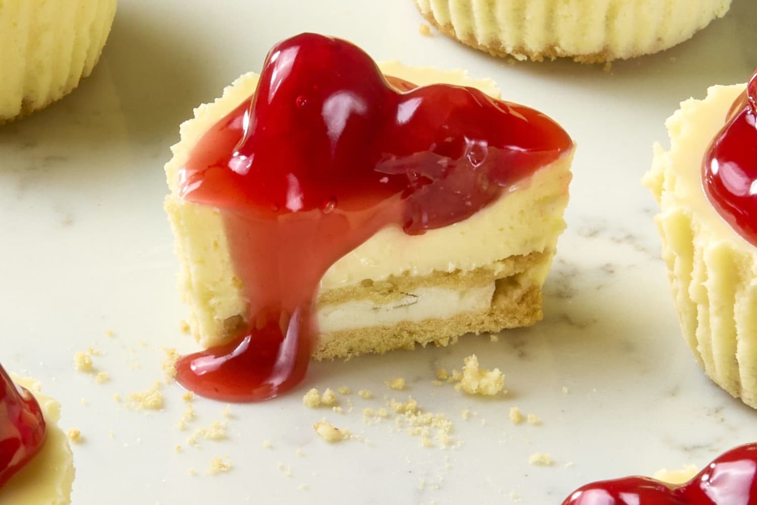 Easy Mini Cherry Cheesecakes Recipe | The Kitchn