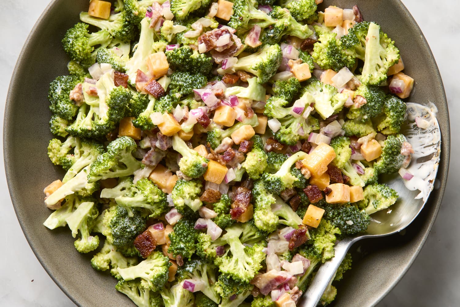 Bacon Ranch Broccoli Salad Recipe (Just 6 Ingredients) | The Kitchn