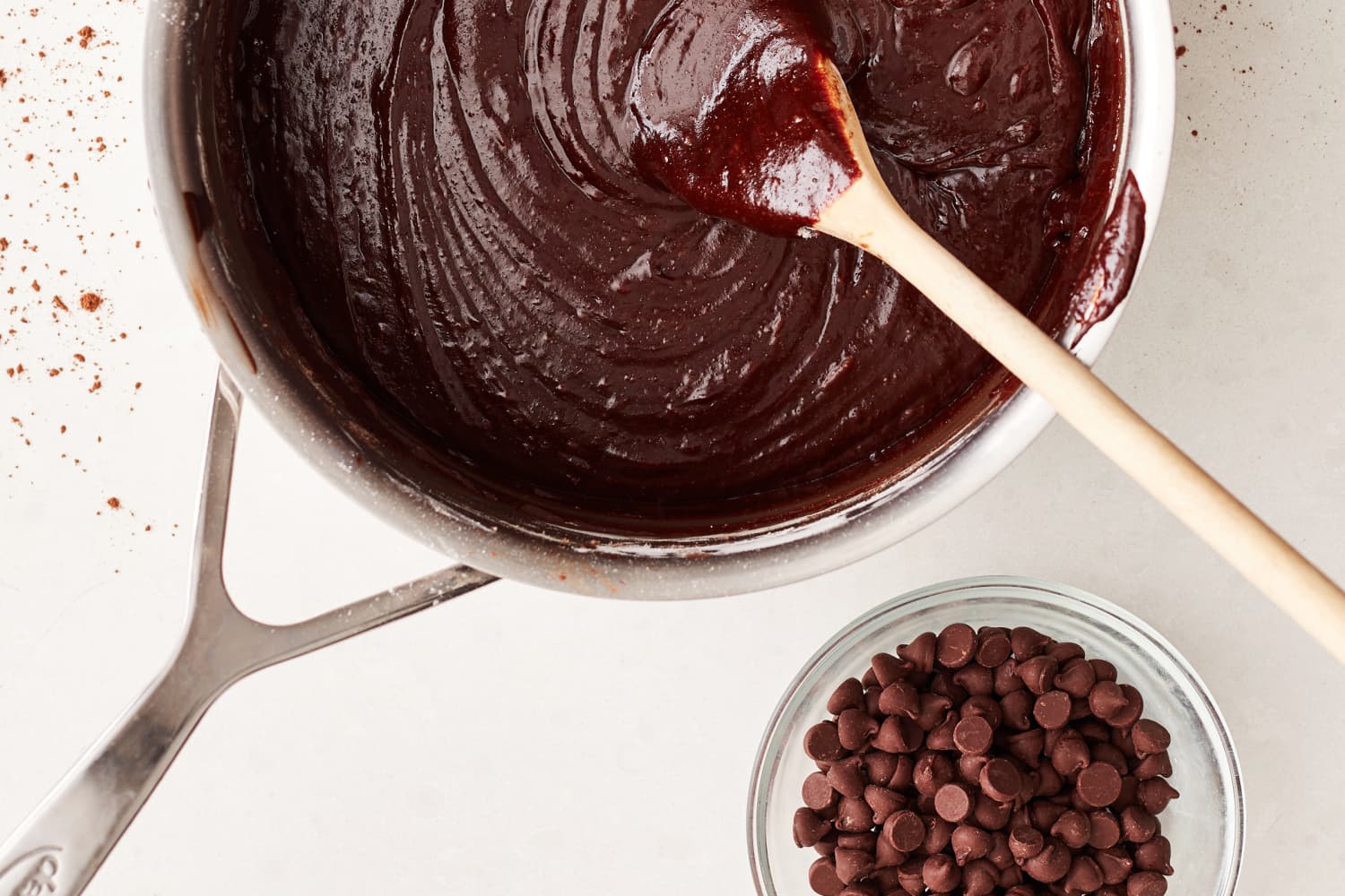 Skillet Chocolate Brownie Pudding Recipe Delivers A Simple And Decadent Dessert The Kitchn