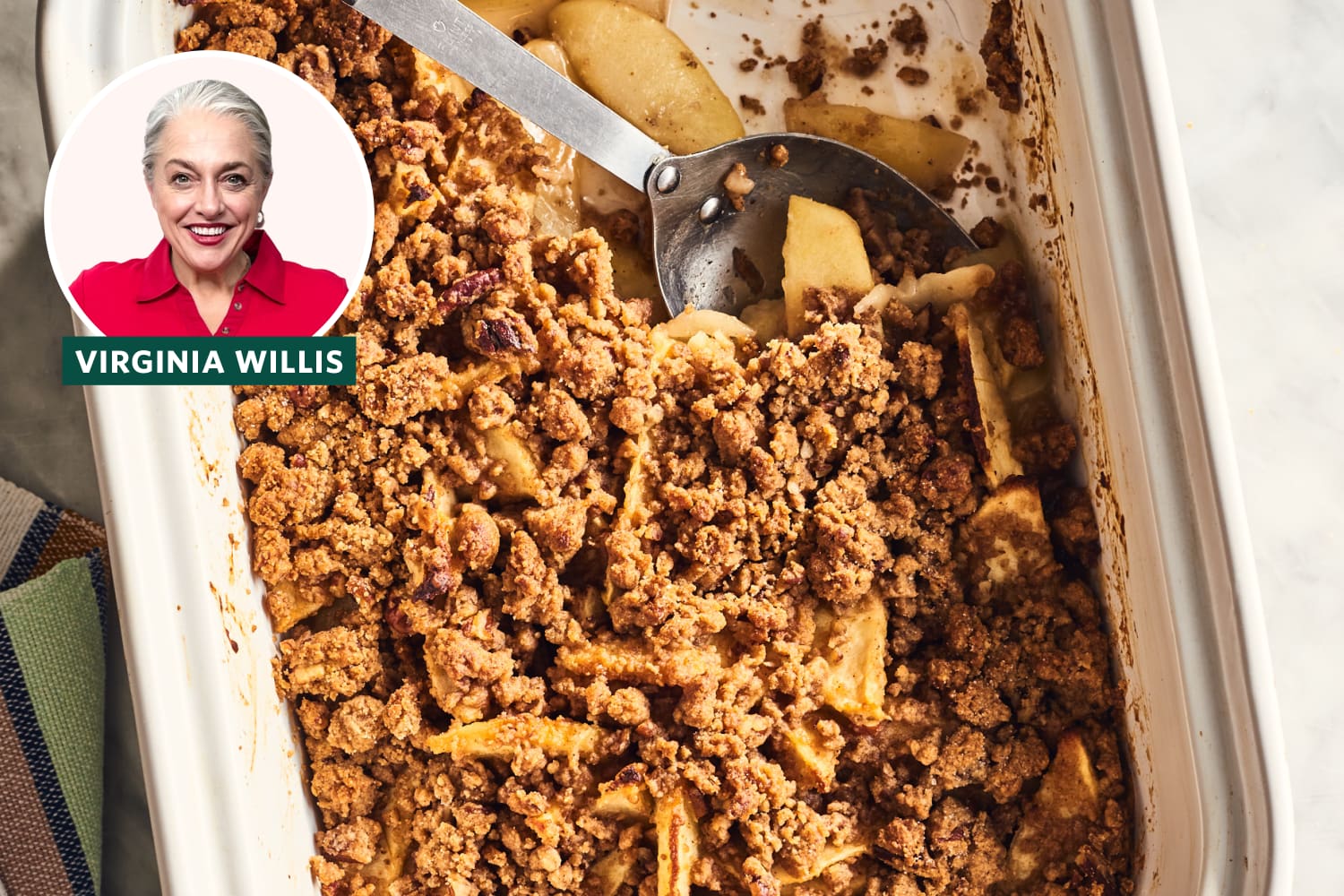 I Tried Virginia Willis' Brown Sugar Apple Crisp Recipe | The Kitchn