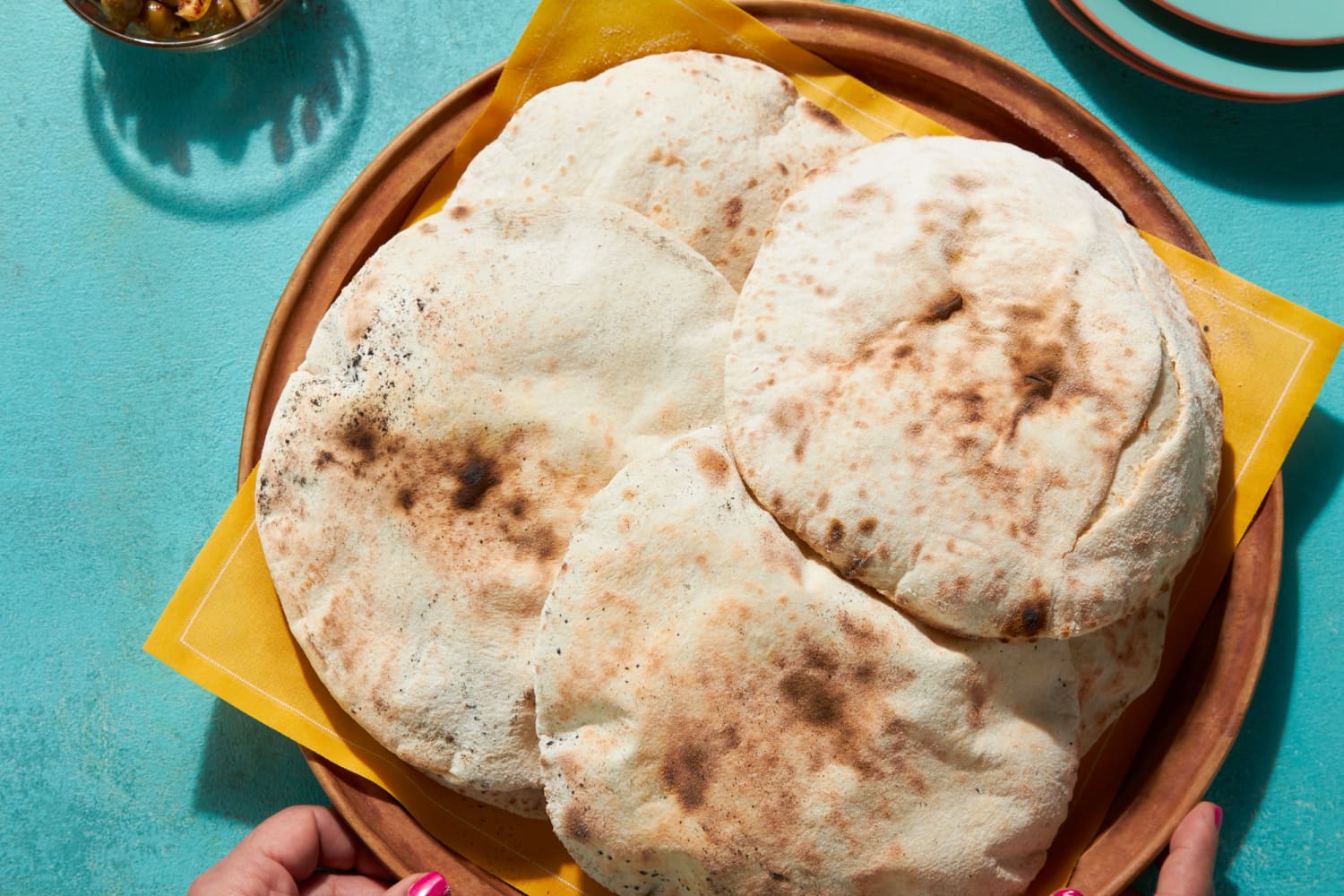 Khobz Arabi Recipe (Arab Flatbread) | The Kitchn