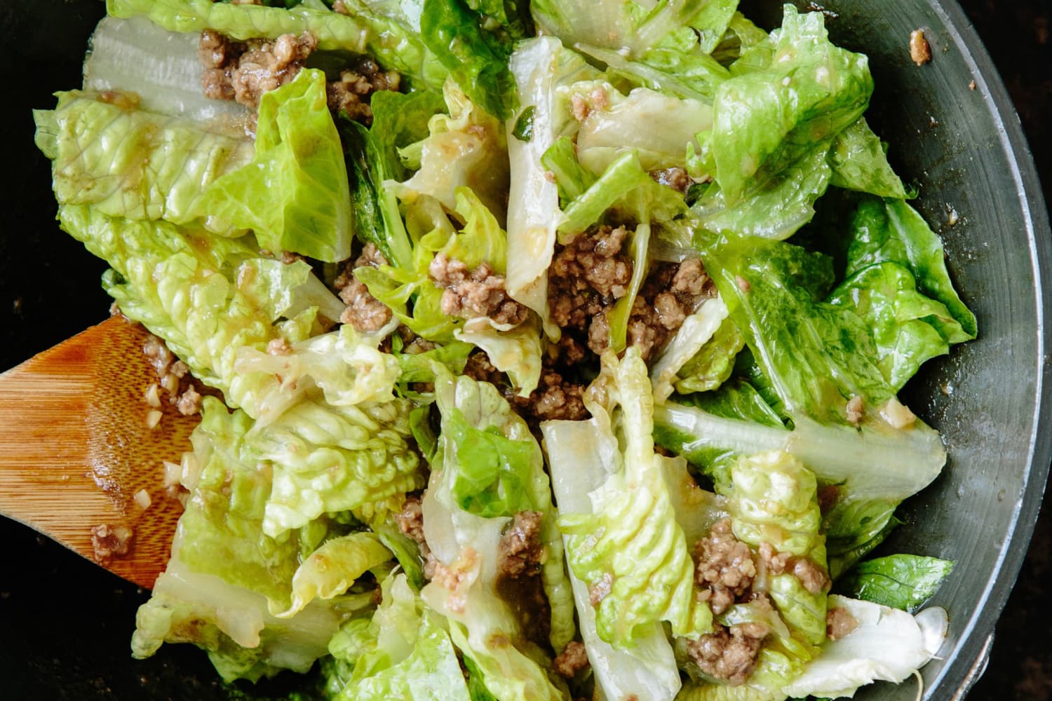 Lettuce Salad with Hot Beef Dressing Recipe Review | The Kitchn