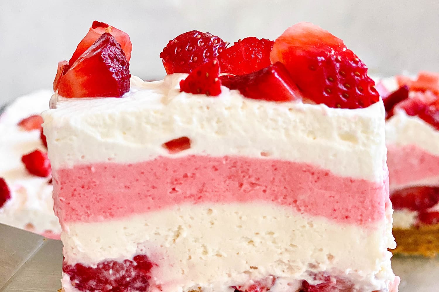 Strawberry Delight Recipe (No-Bake, with Fresh Strawberries) | The Kitchn