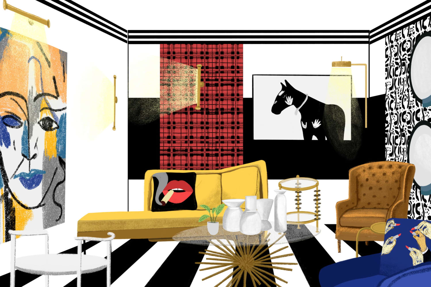 Carmen René Smith's Mixed & Matched Small/Cool Space | Apartment Therapy