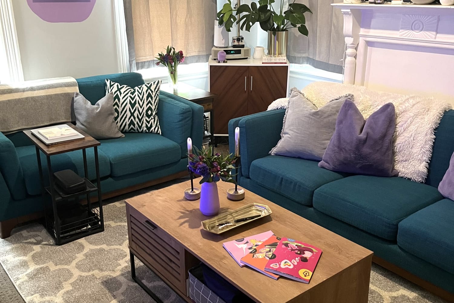 See Hannah's 575-Square-Foot Apartment in Massachusetts from the Small ...