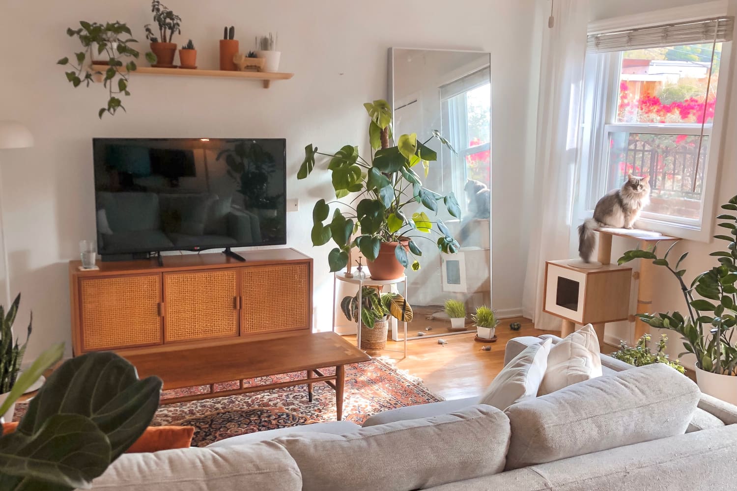 Best Cane Media Console — Target Minsmere TV Stand | Apartment Therapy