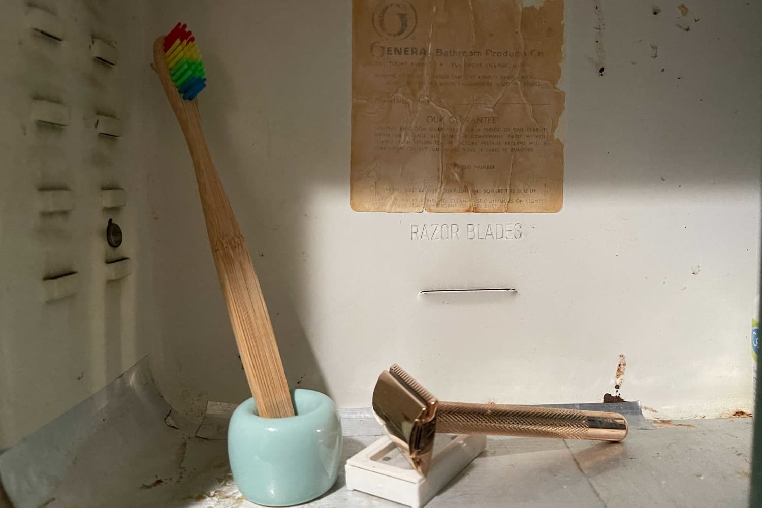 The Not-So-Dull History of In-Home Razor Blade Disposal Slots ...